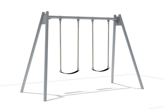 Metal Outdoor Swing Sets , Outdoor Swings For Children Safety Performance supplier