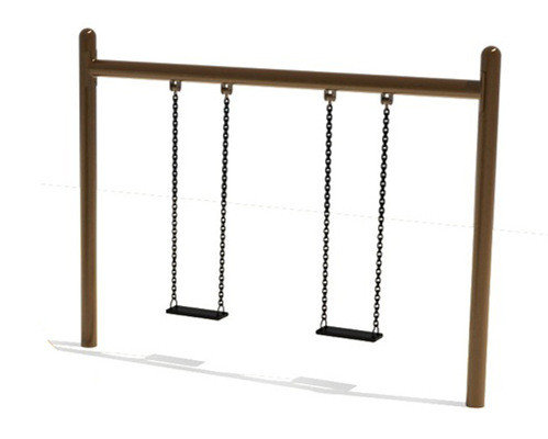Amusement Park Outside Swing Sets For Children EN1176 Certification supplier