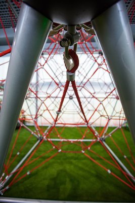 Anti Theft Screws Kids Climbing Net CE Certificate For Super Market supplier