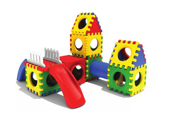 Plastic Outside Play Equipment , Kids Plastic Play Equipment supplier