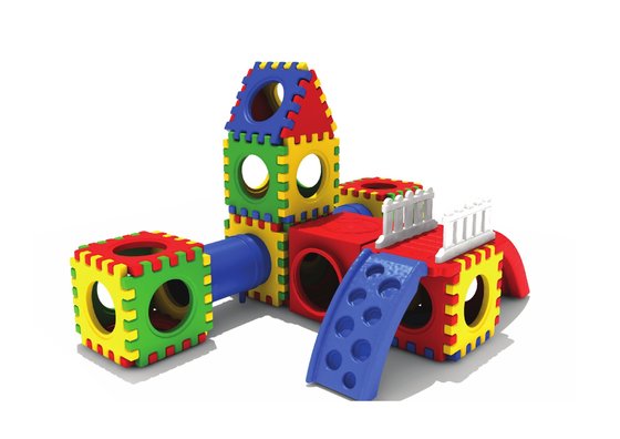 Indoor Plastic Playground Sets For Kids With HDPE Material Colorful supplier