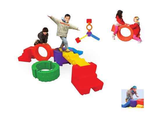 PVC Coated Indoor Playground Equipment For Children Stackable supplier