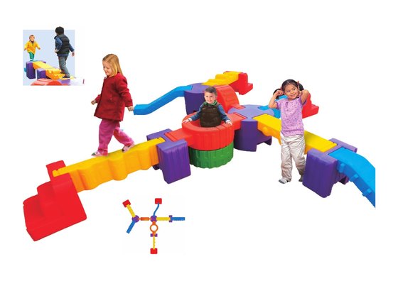 Anti Static Indoor Playground Equipment For Preschool Anti UV supplier
