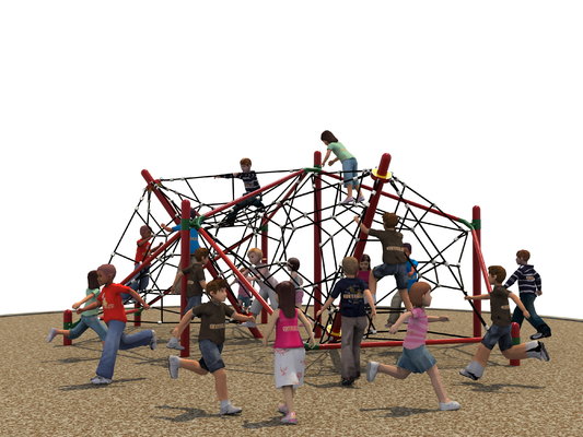 Outdoor Kids Climbing Nets With Nylon Rope 690 * 530 * 270 CM supplier