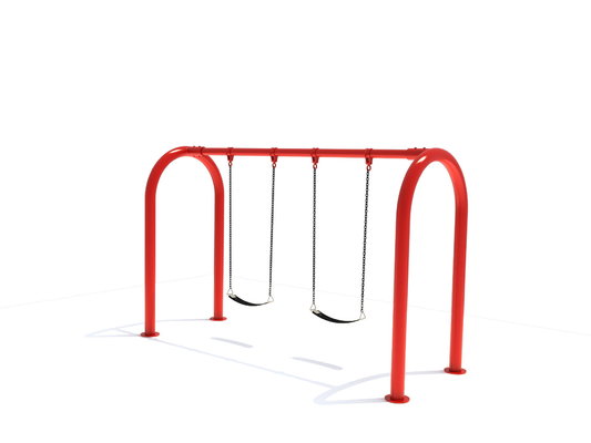 Garden Children Swing Sets With 2 Seats Anti Static Stainless Steel supplier