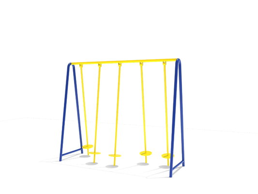 Yellow Children Swing Sets For 5 - 12 Years Old SGS Certification supplier