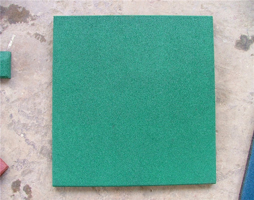 Anti Slip Playground Rubber Mats Coated PVC Rubber Safety Green supplier