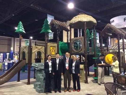 Outdoor Playground Type and Plastic Playground Material outdoor play area supplier