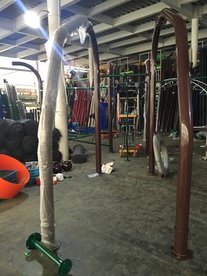 Safety Performance Kids Outdoor Gym Equipment Rock Climber And Tunnel Slide supplier