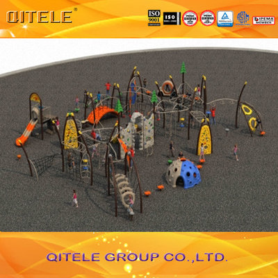 Amusement Park Kids Outdoor Climbing Equipment 35Kids Capacity For Kids Body Gym supplier