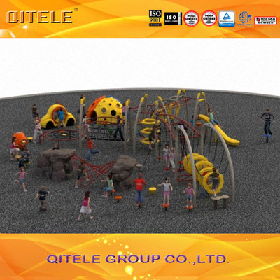 Galvanized Steel Children's Playground Equipment , Outdoor Climbing Structures For Kids supplier