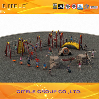Large Kids Cool Outdoor Play Equipment Climber Arch LLDPE Plastic Bridge supplier