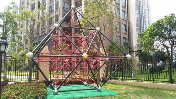 Children Outdoor Polyester Rope Kids Climbing Net Playground With ASTM Certification supplier