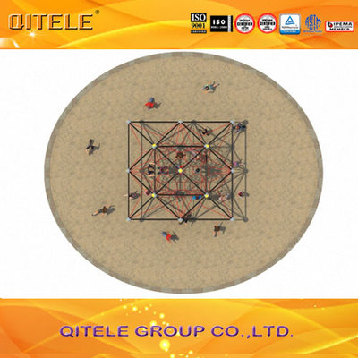 Children Outdoor Polyester Rope Kids Climbing Net Playground With ASTM Certification supplier