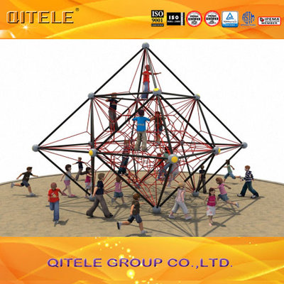 Children Outdoor Polyester Rope Kids Climbing Net Playground With ASTM Certification supplier