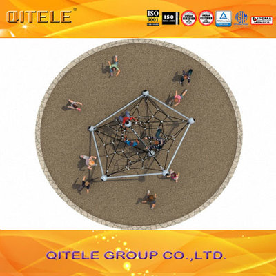 Environmental Friendly Kids Climbing Nets And Ropes For Playgrounds , 360*400*250cm supplier