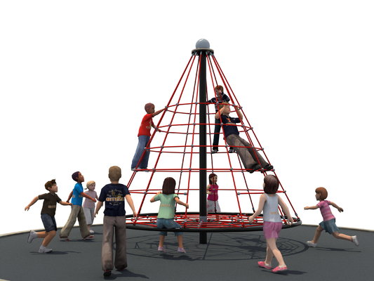 High Strength Galvanized Post Kids Climbing Net Cone - Shap Challenge Ropes supplier