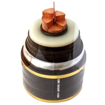 50/66KV Extra High Voltage Cable Corrugated Aluminum Metalic and HDPE Sheath EHV Cable