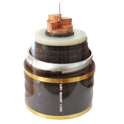 50/66KV Extra High Voltage Cable Corrugated Aluminum Metalic and HDPE Sheath EHV Cable