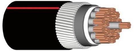 Armoured Multi-Core Low Voltage Power Cable 0.6/1 kV, SABS 1507, 90ºC, PVC-FR Sheath