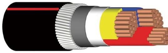 PVC-FR Sheath Underground High Voltage Cable Insulated Wire Cable