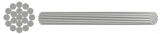All Aluminium Alloy Conductors AAAC Outdoor Power Cable For Overhead Power Lines