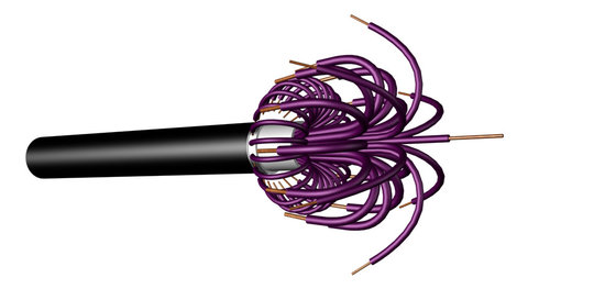 AC 250V Singal Underground Power Cable PE Insulated for Coal Mine