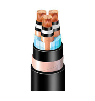 XLPE Insulated PVC / PE Outer Sheathed Flame Retardant Cable 26/35KV