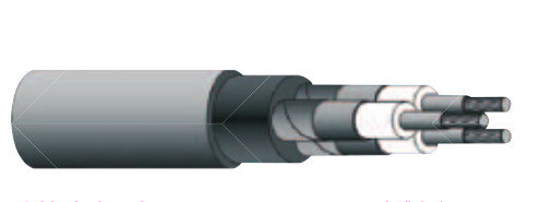 26KV/35KV Aluminum Conductor Low Smoke Zero Halogen Cable LSHF