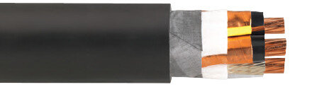 PVC Insuated Steel Tape Armoured Mining Cables Insulation Shield