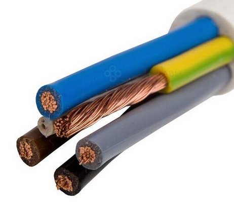 Heat Resistant Multi Conductor Power Cable PVC Insulation Wire for House