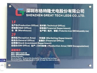 Shenzhen great tech leds co.,Ltd（Shenzhen Getron  co.,Ltd）