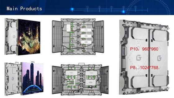 China Dust Proof Outdoor Smd Led Display Rgb With IP68 Module , Anti Salty Maritime Climate supplier
