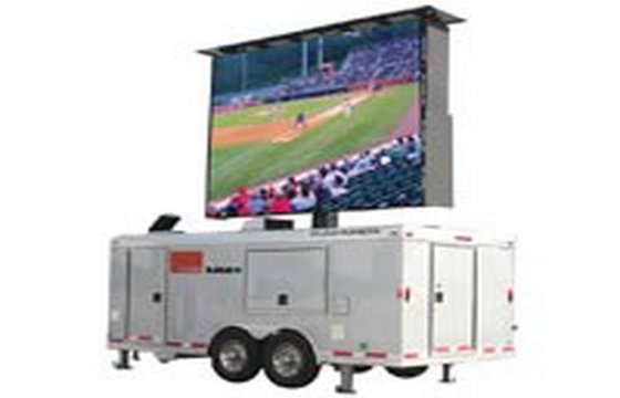 China Energy Saving Truck Mounted Led Display Mobile Pixel Pitch 8mm , IP65 supplier
