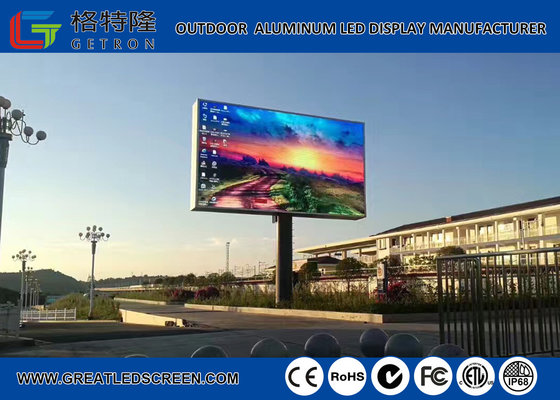 Outdoor P10 P8 Full Color Digital LED Billboard Signs LED Display Board For Commercial Advertising supplier