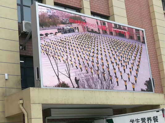 Full Color P10 Outdoor SMD LED Display Waterproof IP68 Fxied Installation supplier