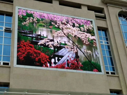 Full Color P10 Outdoor SMD LED Display Waterproof IP68 Fxied Installation supplier