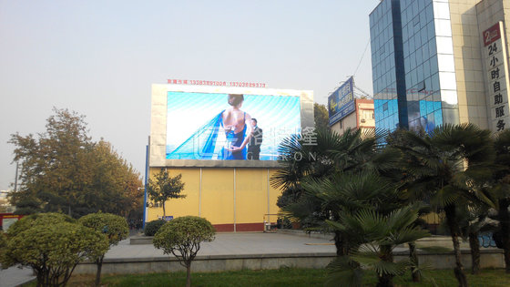 Aluminum Module LED Outdoor Display With Pixel Pitch 8mm For Bus Station supplier