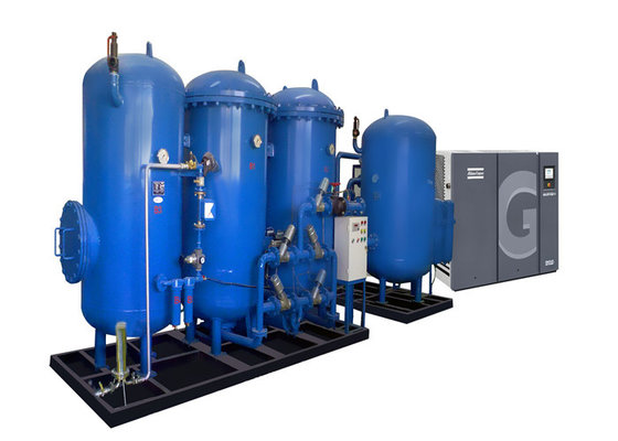 High Purity 93% PSA Oxygen Plant With Gas Filling Station SIEMENS PLC Control