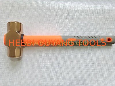 Non Sparking Tools Sledge Hammer 2200g ATEX Copper Beryllium with Fiberglass Handle