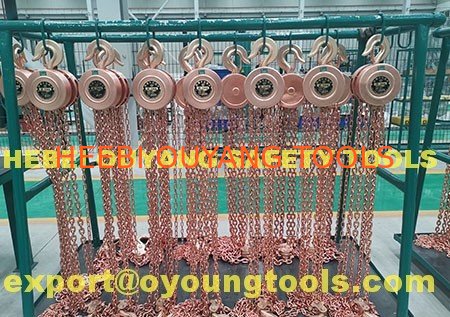 Spark Resistant Lifting Chain Hoist Range 500-20000kg Atex Tools copper Beryllium
