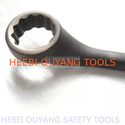 40 CR-V Steel Slogging/Striking/Hammer Wrench/Spanner,Offset,Ring/Box End,2-1/2"