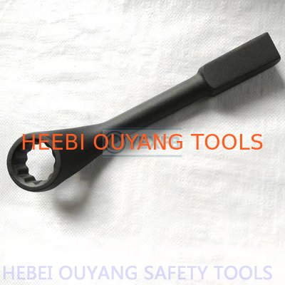 40 CR-V Steel Slogging/Striking/Hammer Wrench/Spanner,Offset,Ring/Box End,2-1/2"