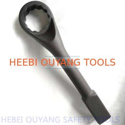40 CR-V Steel Slogging/Striking/Hammer Wrench/Spanner,Offset,Ring/Box End,2-1/2"