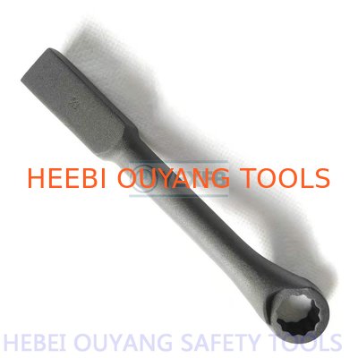 40 CR-V Steel Slogging/Striking/Hammer Wrench/Spanner,Offset,Ring/Box End,2-1/2"