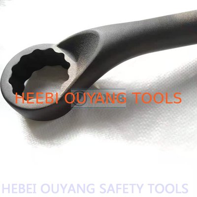 40 CR-V Steel Slogging/Striking/Hammer Wrench/Spanner,Offset,Ring/Box End,2-1/2"