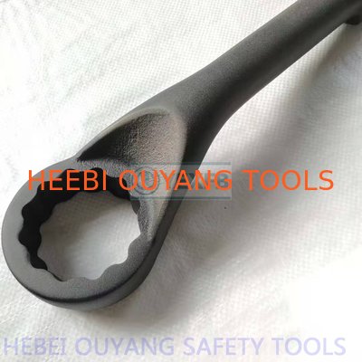 40 CR-V Steel Slogging/Striking/Hammer Wrench/Spanner,Offset,Ring/Box End,2-1/2"