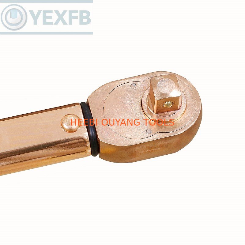 ANTI-SPARKing NON-MAGNETIC LOCK TORQUE WRENCH/SPANNER, 1/2"DR, 20-100N. M, WINDOW DISPLAY