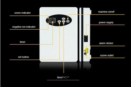 portable installation home use air and water purifier ozone generator