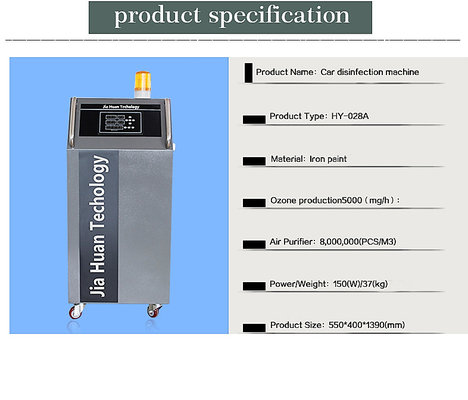 portable Negative Ion Generator Car Air Purifier ionizer with ozone device